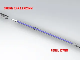 2 Ballpoint Pens by SSSR_SH | Download free STL model | Printables.com