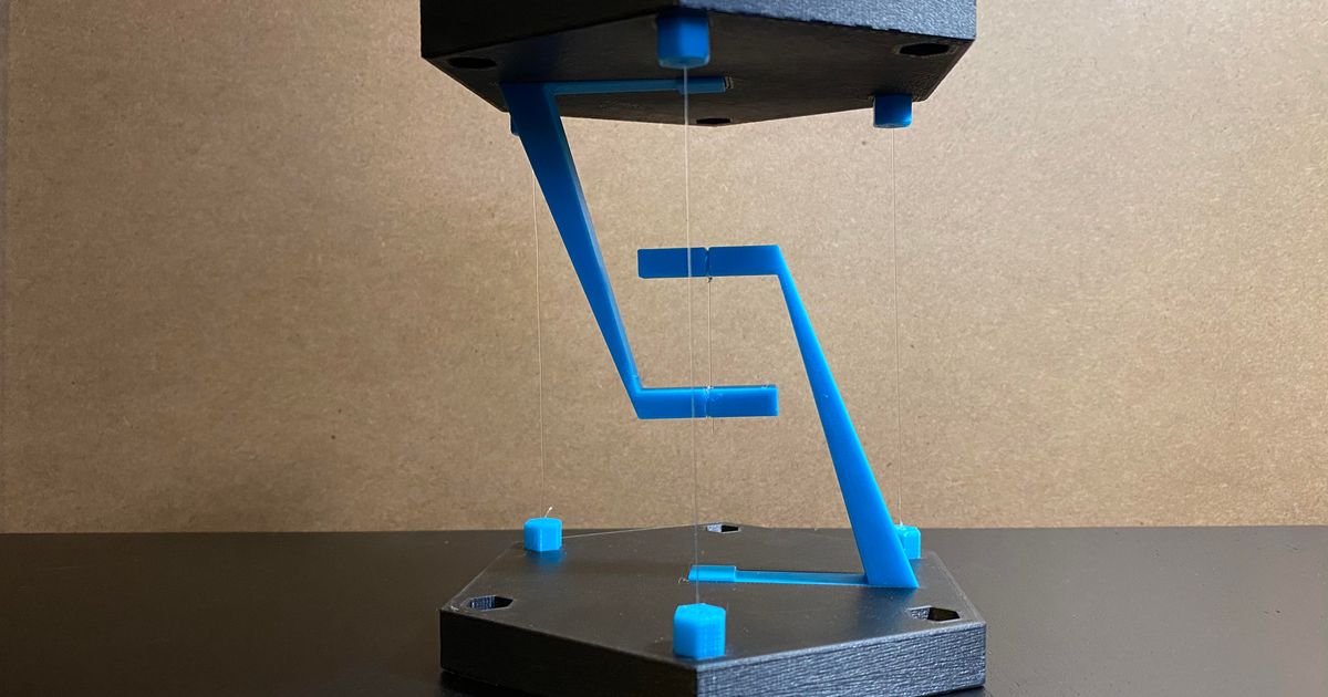 Mini Hexagonal Tension Table by Jakey | Download free STL model ...