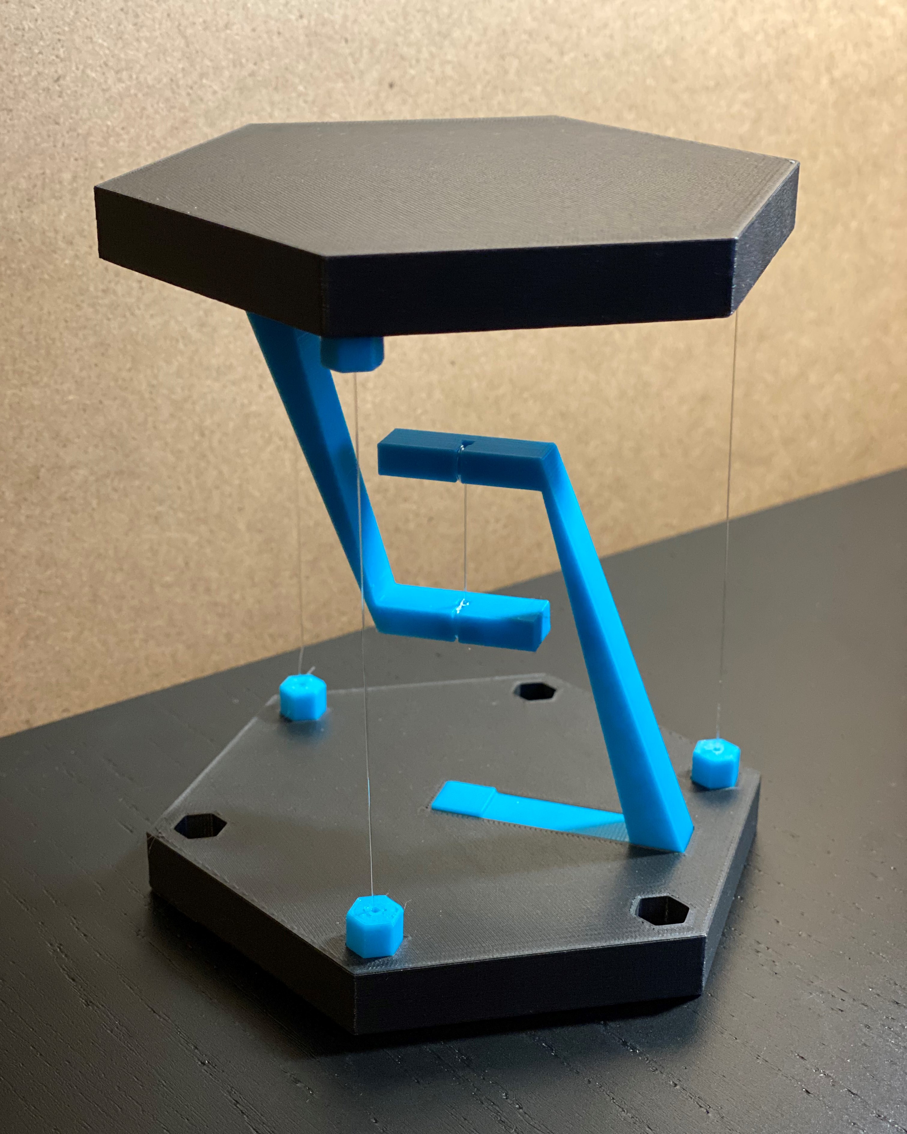 Mini Hexagonal Tension Table by Jakey | Download free STL model ...
