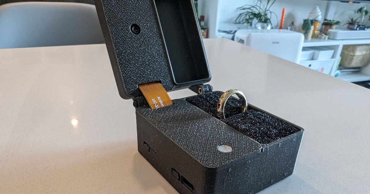 Camera Equipped Ring Box by eMadman | Download free STL model ...