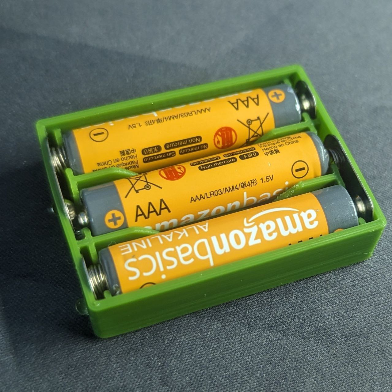 Aaa 3x Battery Case For Electronics By Kenobit Download Free Stl Model 