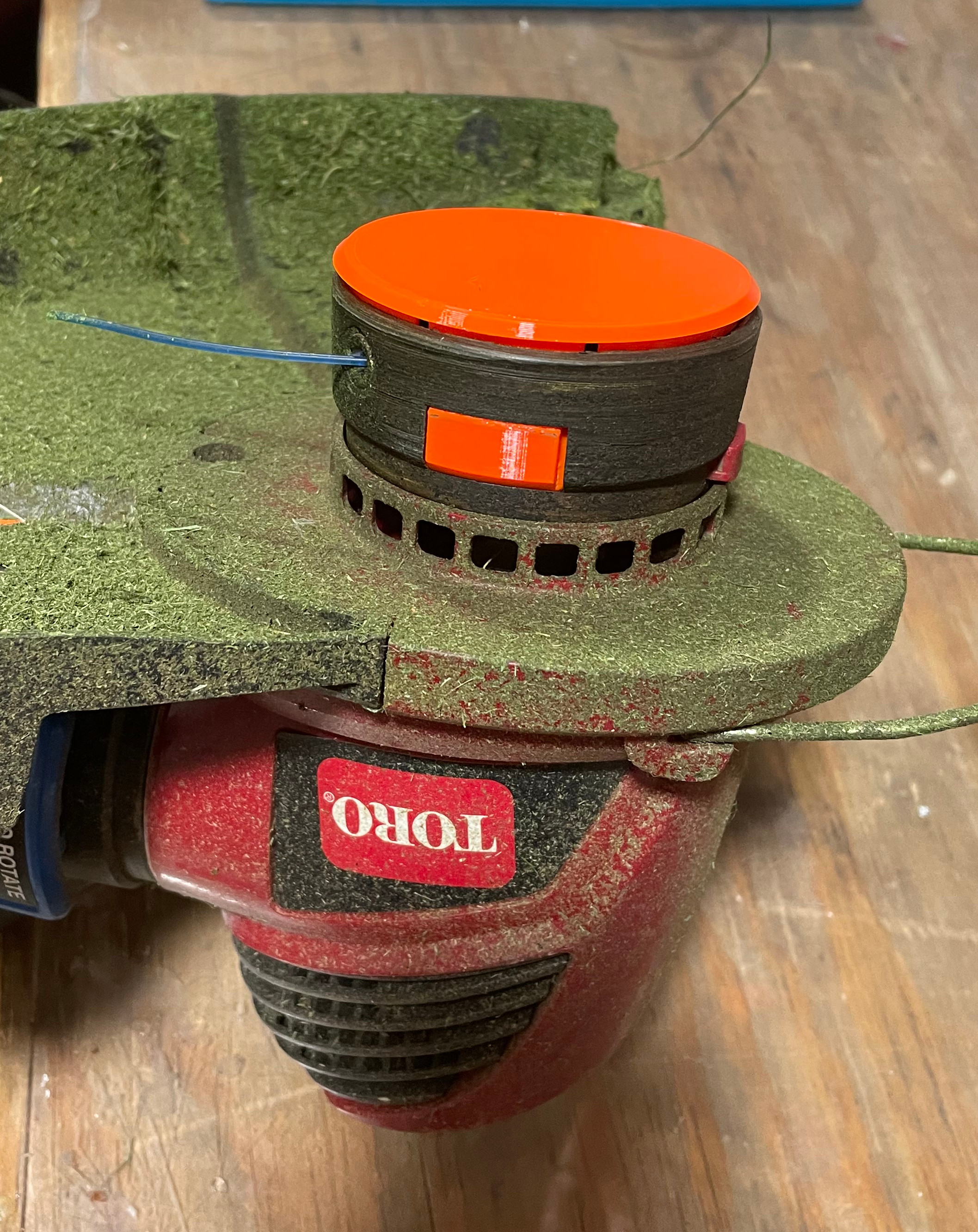 String Trimmer spool cover by Kirk.D | Download free STL model ...