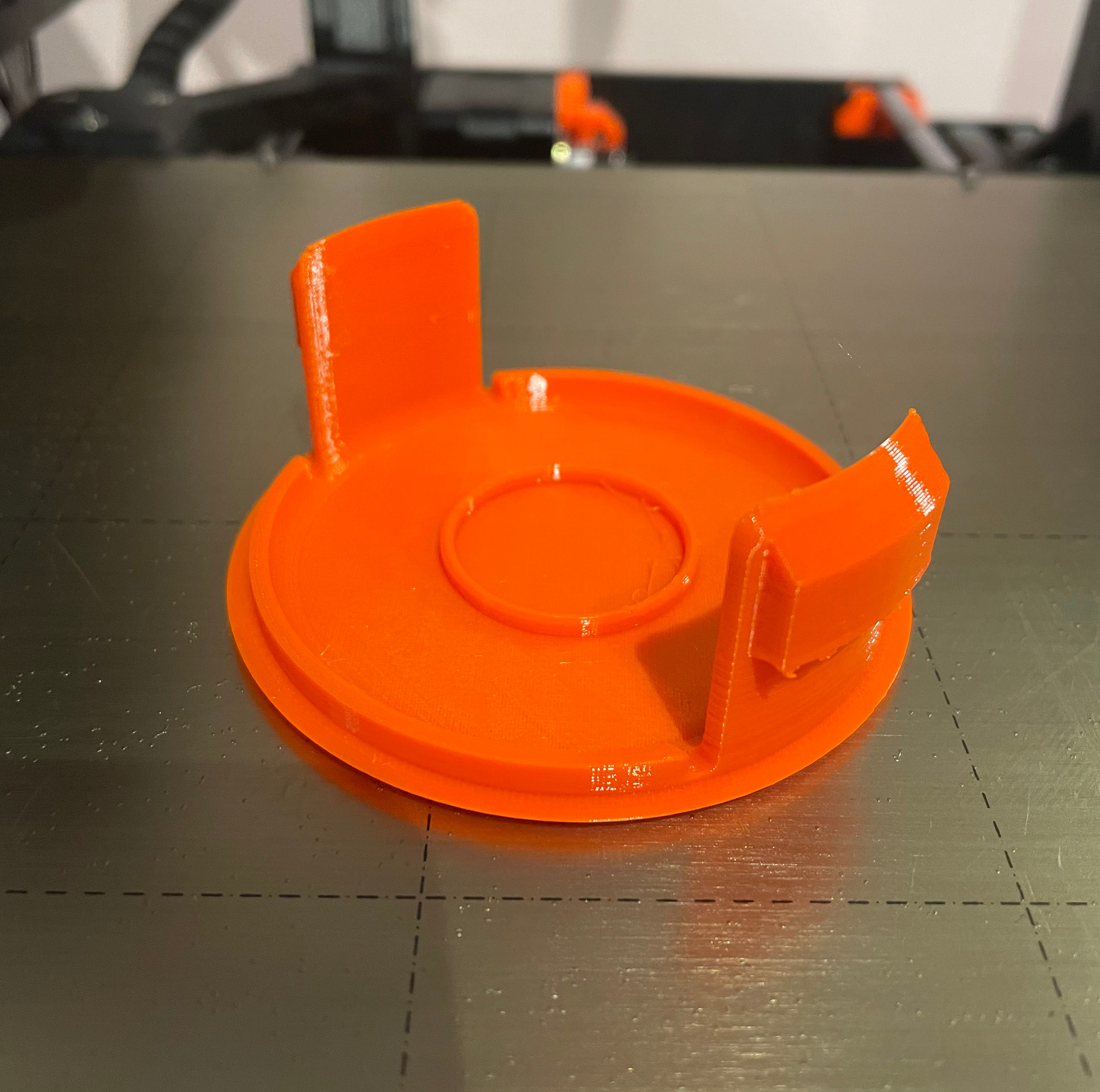 String Trimmer spool cover by Kirk.D | Download free STL model ...