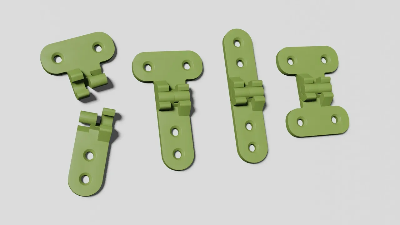 Modular hinge by JCW | Download free STL model | Printables.com