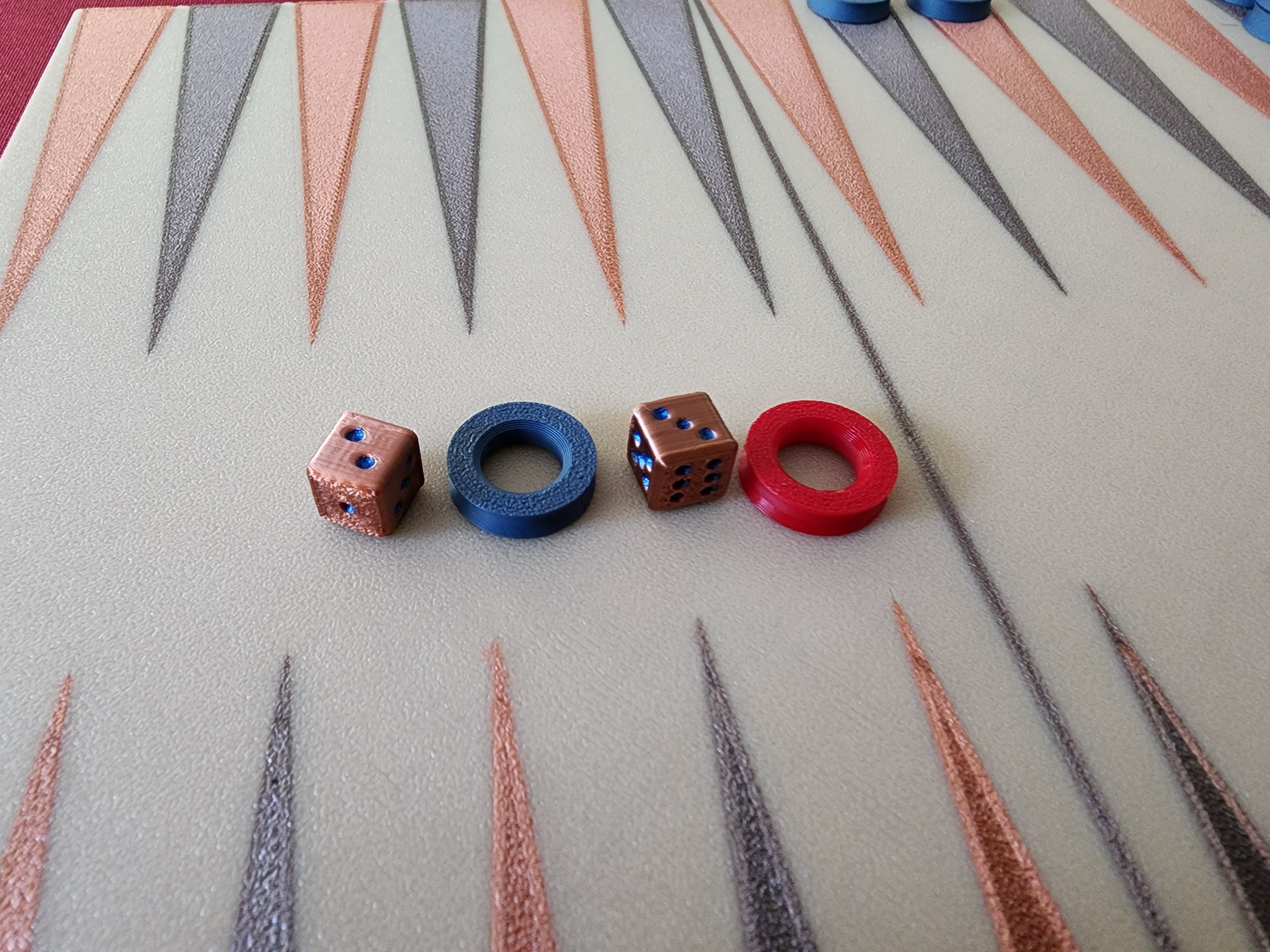 Backgammon Set (muticolor and travel friendly) by Volden | Download ...