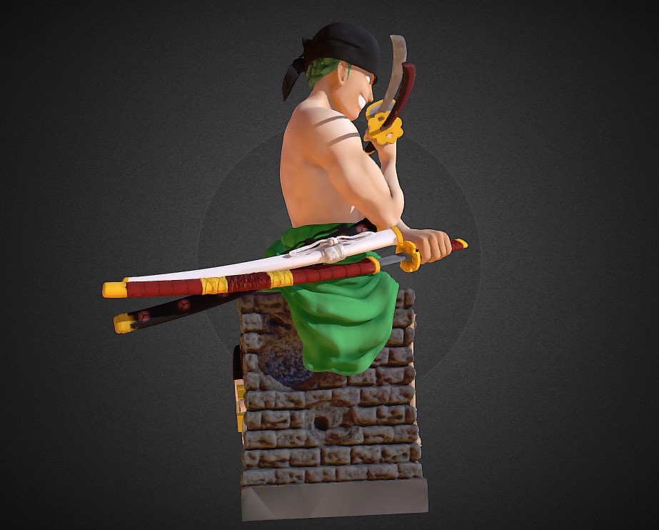 Roronoa Zoro Bust by GyLogic | Download free STL model | Printables.com