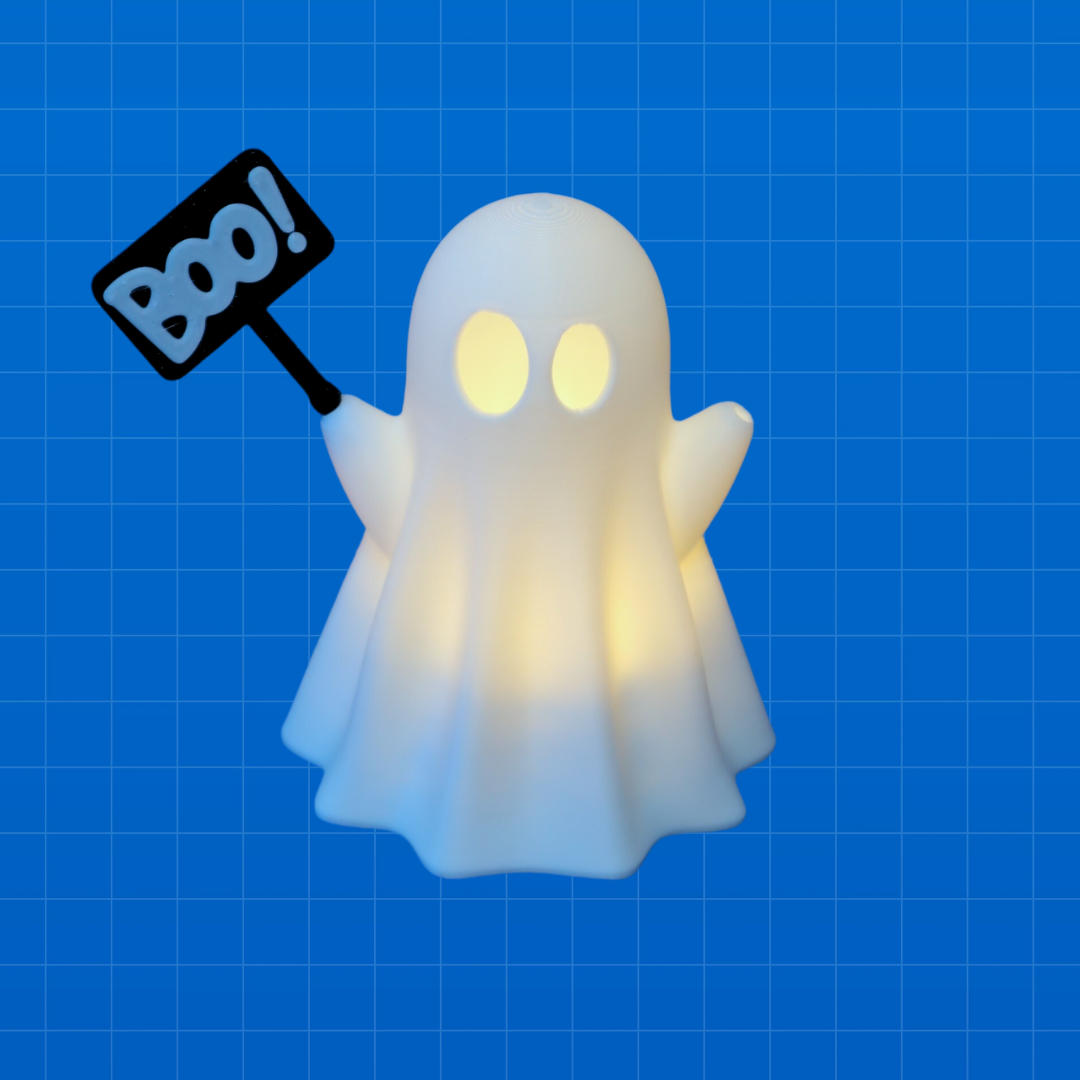 Silly Eyes Ghost Lamp by 3D Printing Builds | Download free STL model ...