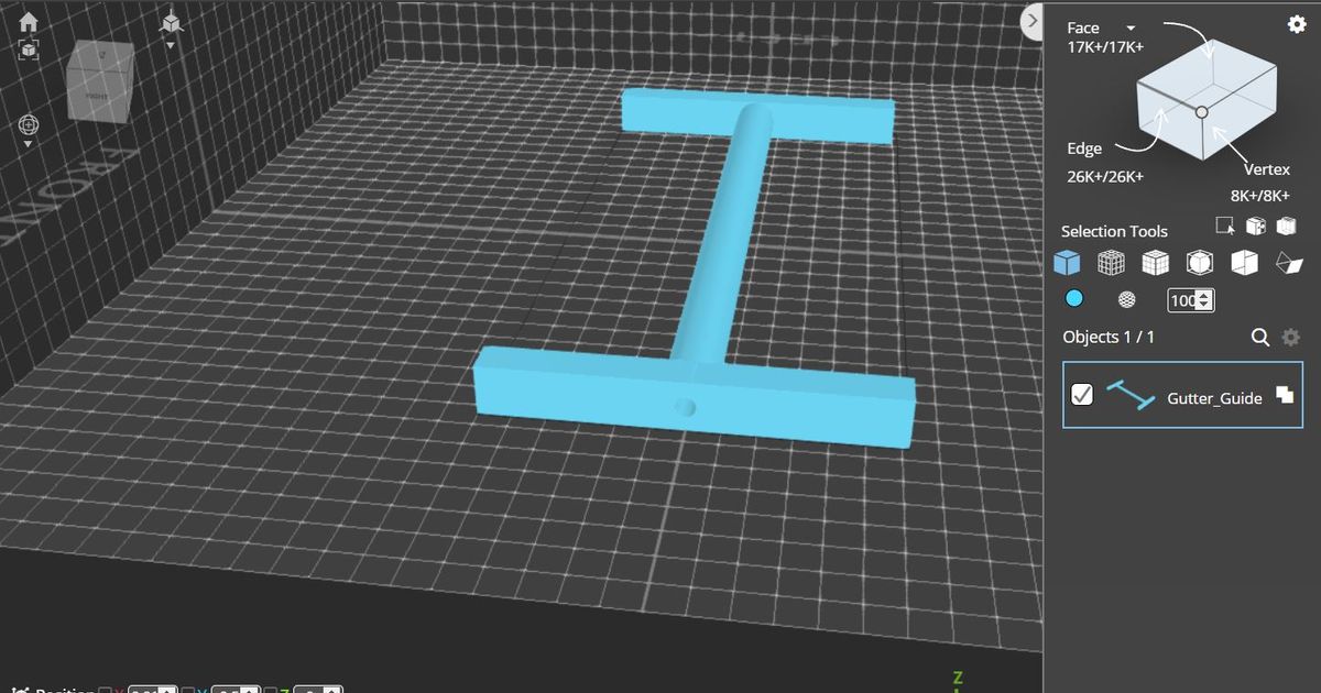 Gutter Guide by Alternate Energy Fready | Download free STL model ...
