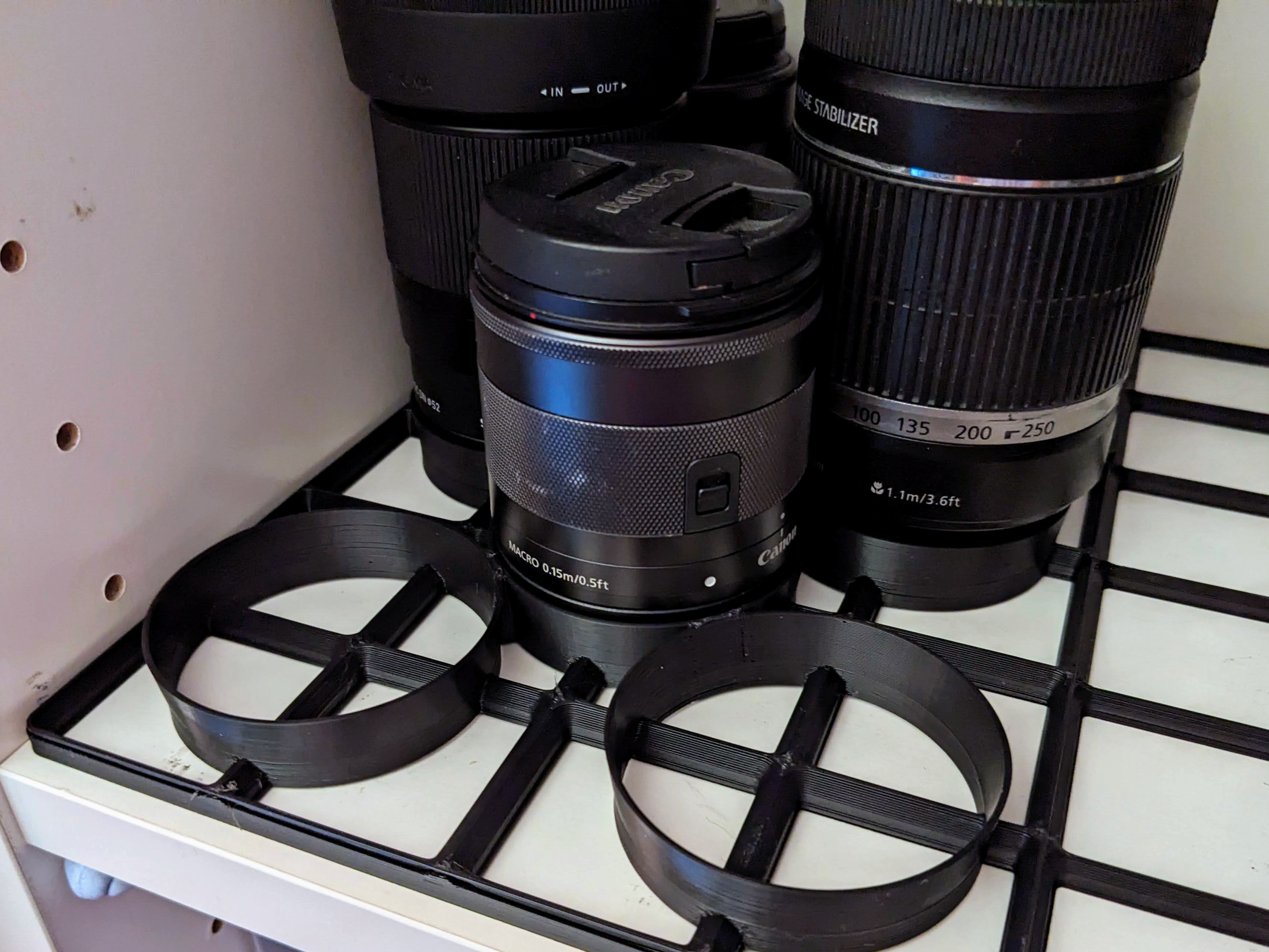 Gridfinity Lens Holders by drewwwau | Download free STL model | Printables.com