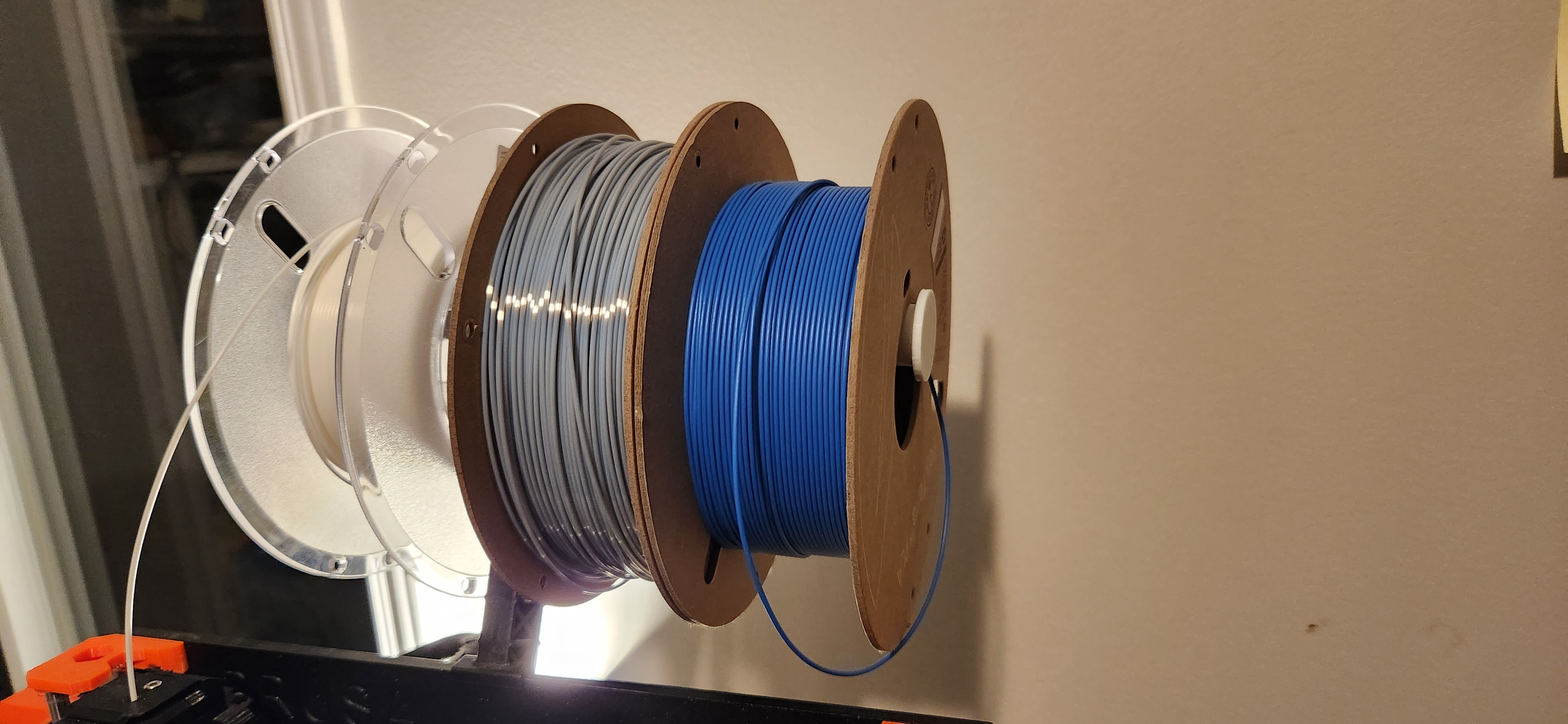 Prusa I3 Spool shaft extended by zerink | Download free STL model ...