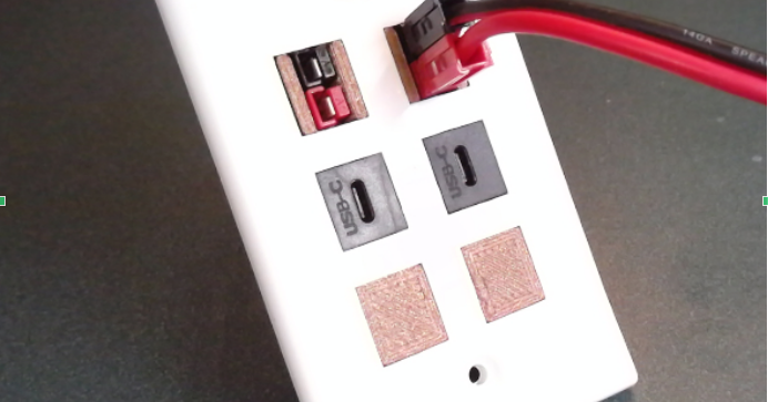 Keystone adapter for PowerPole connectors by pmichaud | Download free ...