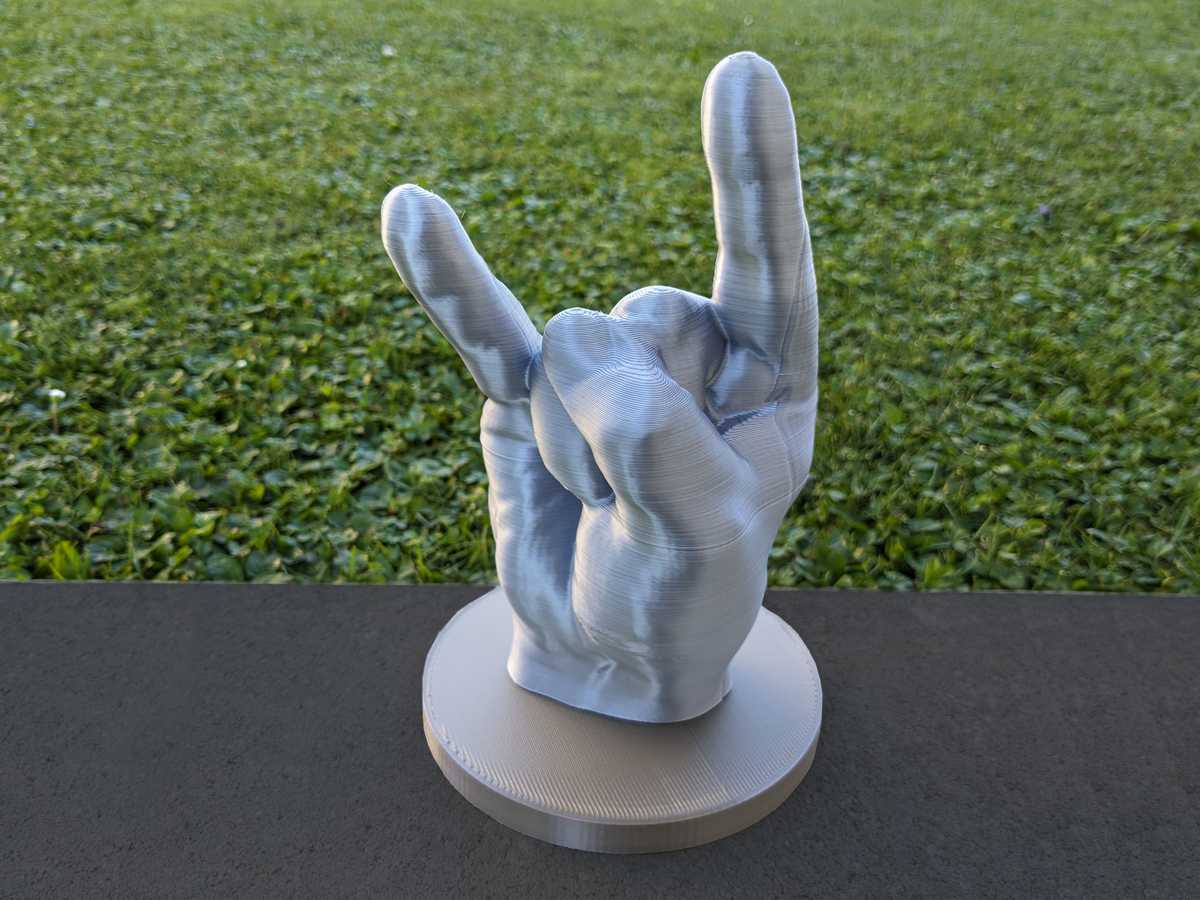 Hand with Attitude: Heavy Metal by bunnyology | Download free STL model ...