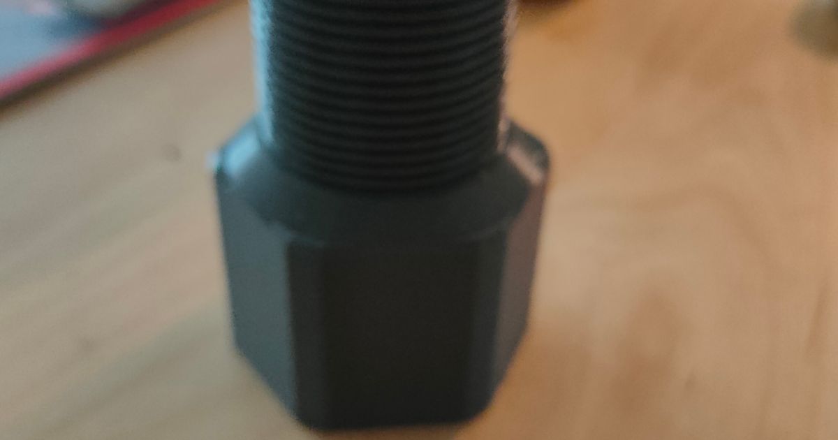 Adapter for Einhell pump hose by michi | Download free STL model ...