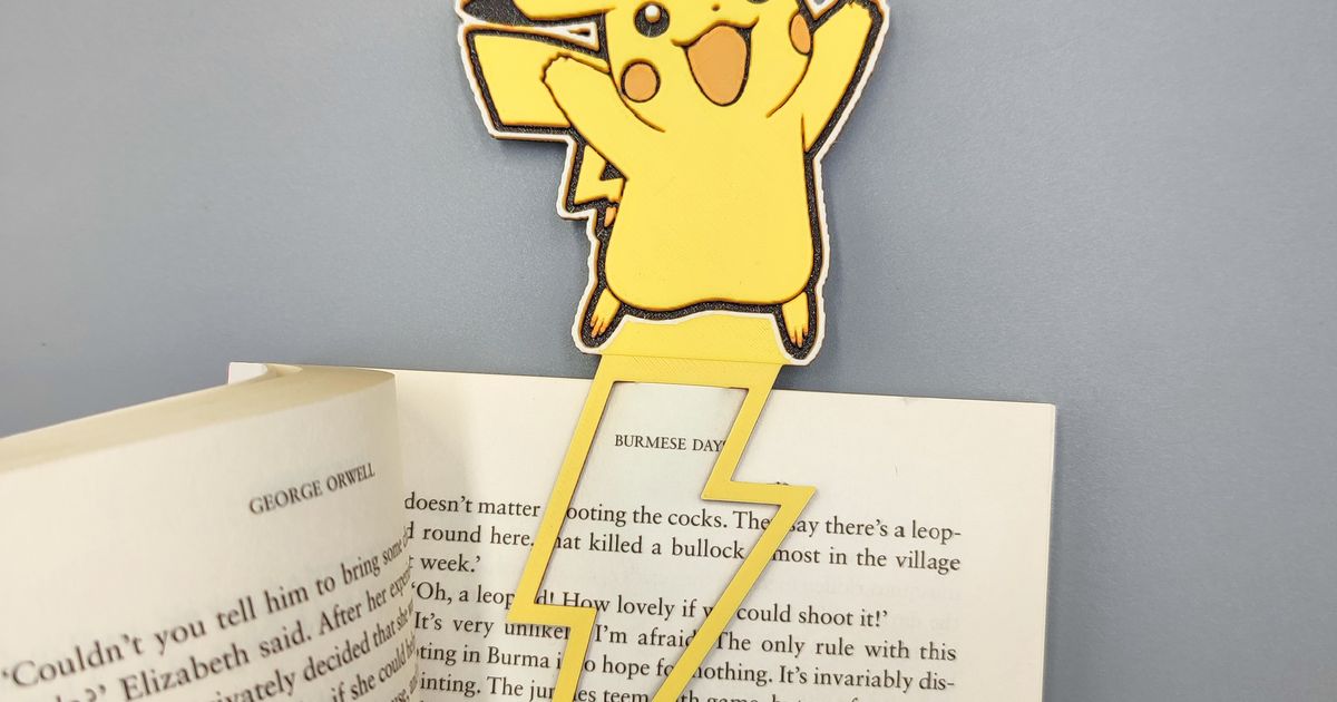 Pikachu Bookmark von Bamingo Design | Printables Store