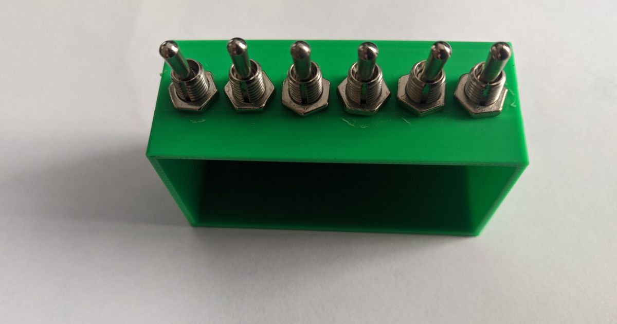 Simple toggle switch case by Culprit1569 | Download free STL model ... Simple toggle switch case by Culprit1569 | Download free STL model ...