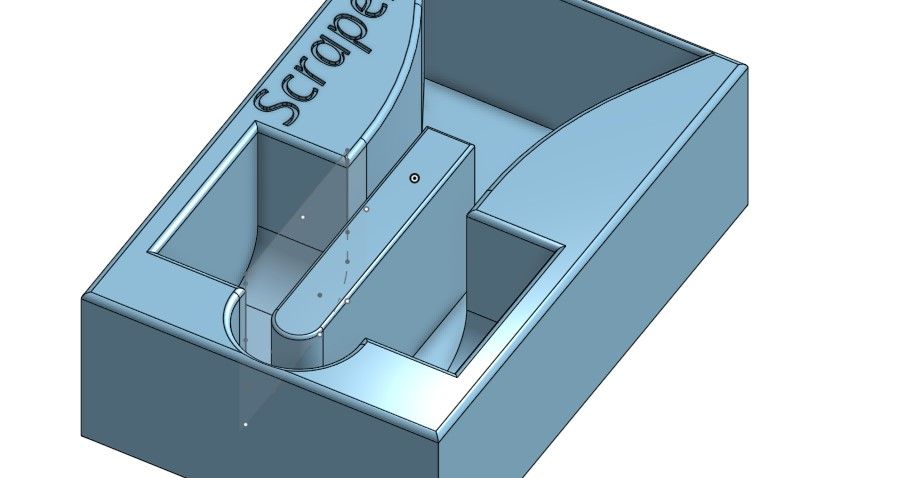 Babu-scraper Tray by Maker | Download free STL model | Printables.com