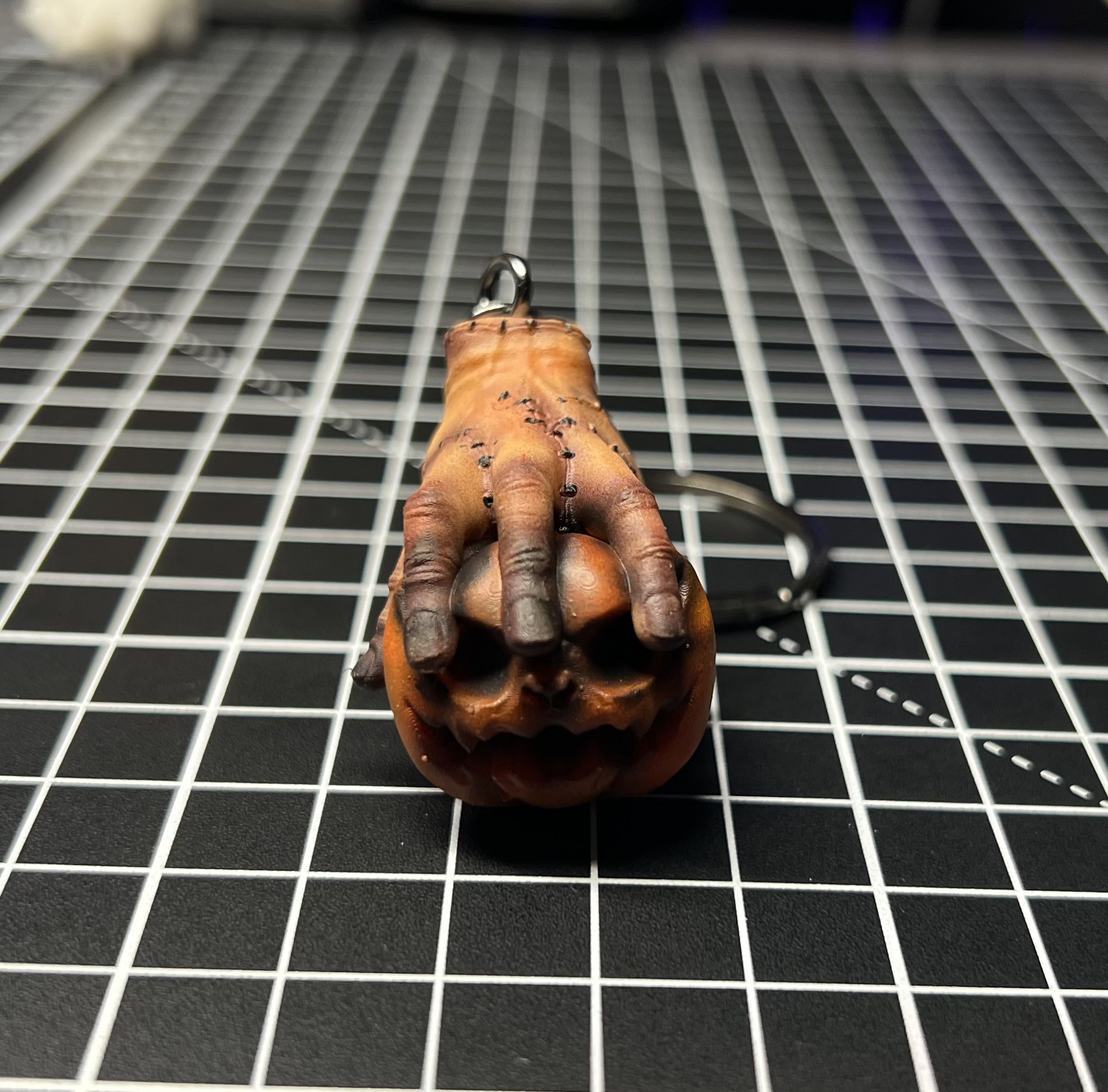 Thing Pumpkin Key Chain Trinket by Maker's Ark | Download free STL ...