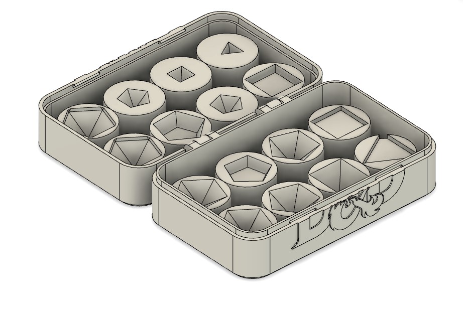 Print in place D&D dice holder by KAPPA3D | Download free STL model ...