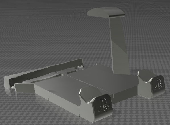 3 in 1 PS5 Base vertical (HEADSET STAND + CONTROLLER) by Huf | Download ...