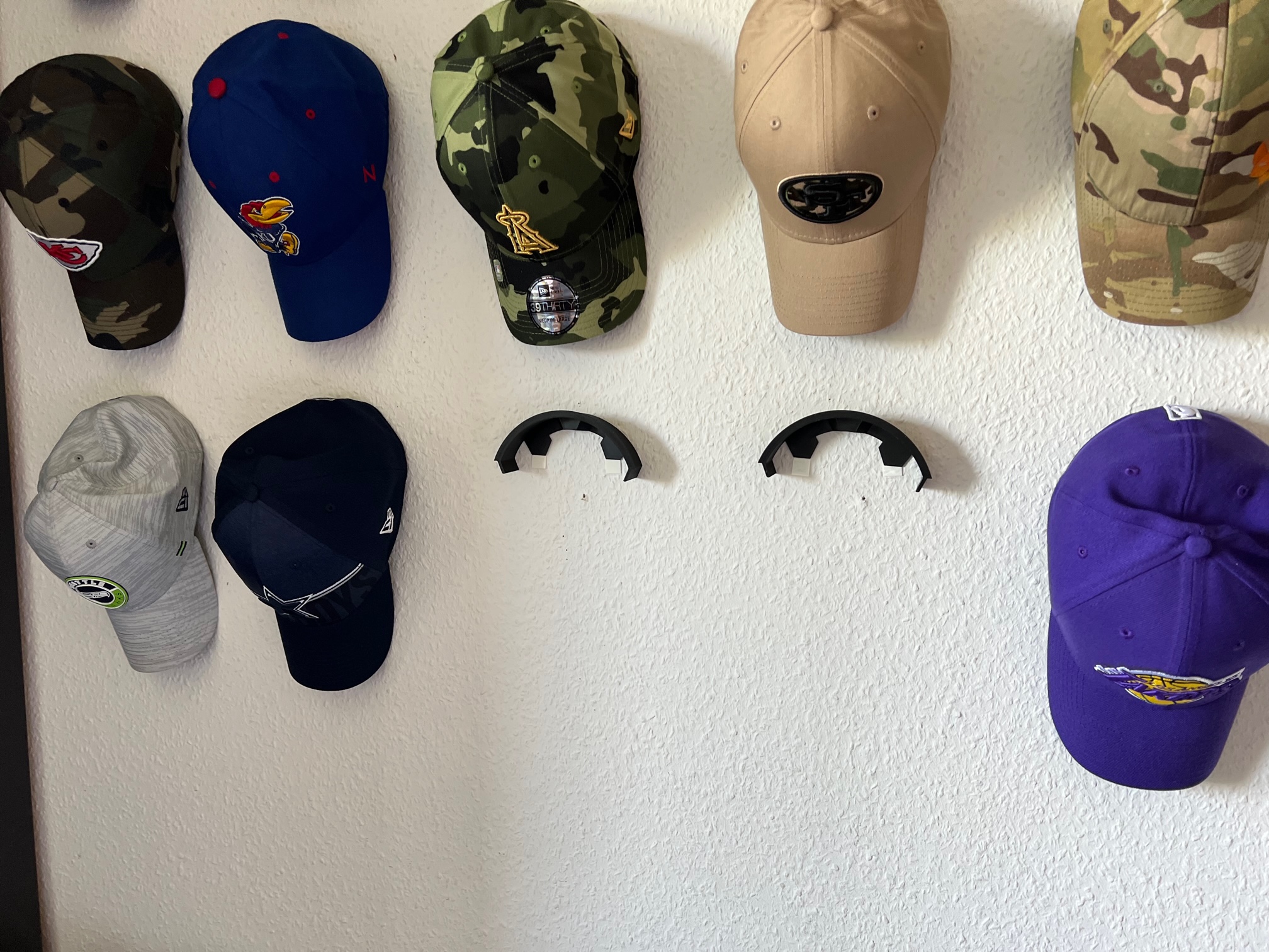 Wall Hat and Cappy Holder by DonTango | Download free STL model ...