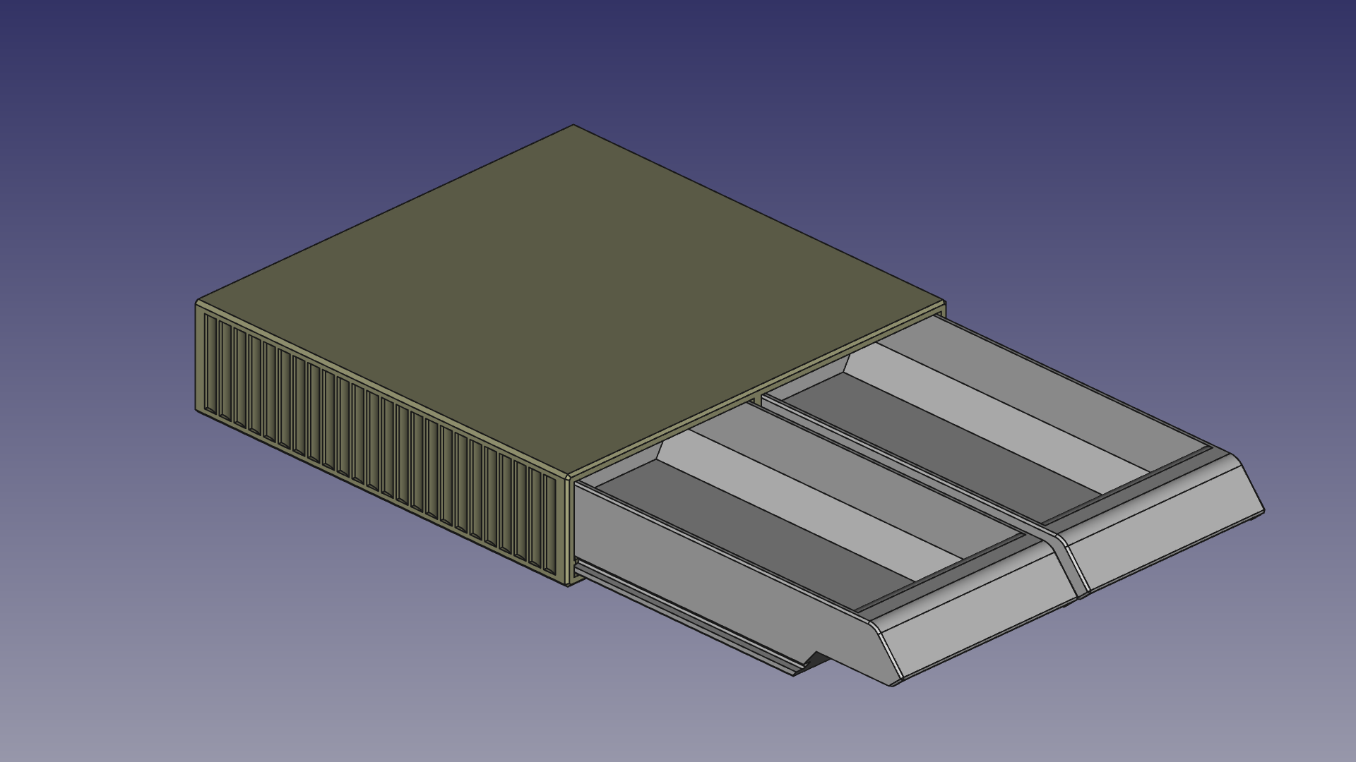 Print in place drawer box set by Rade | Download free STL model ...
