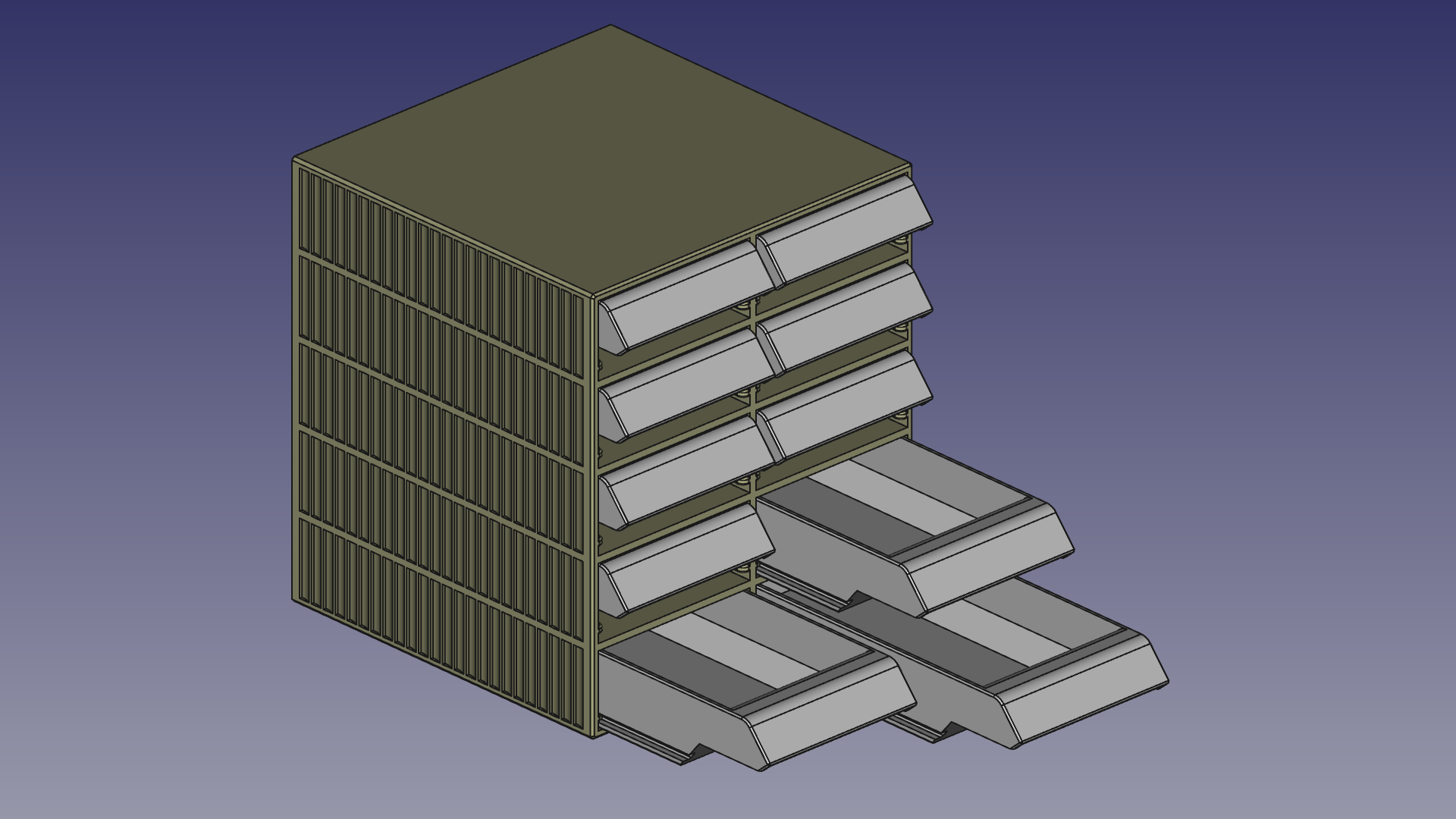 Print in place drawer box set by Rade | Download free STL model ...