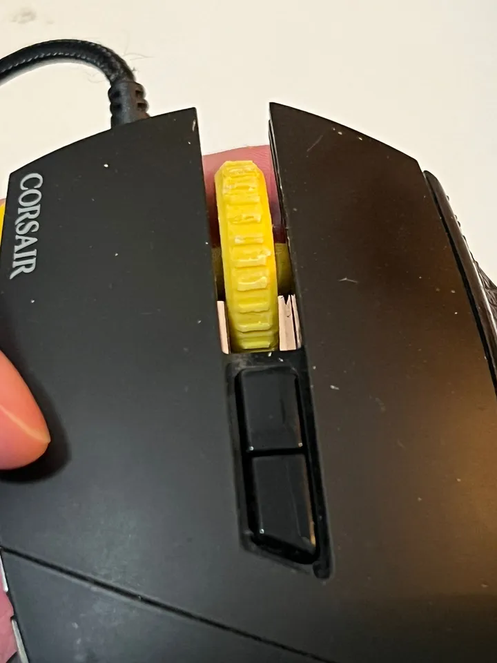 Scroll wheel for corsair scimitar pro by Sumjai | Download free STL ...