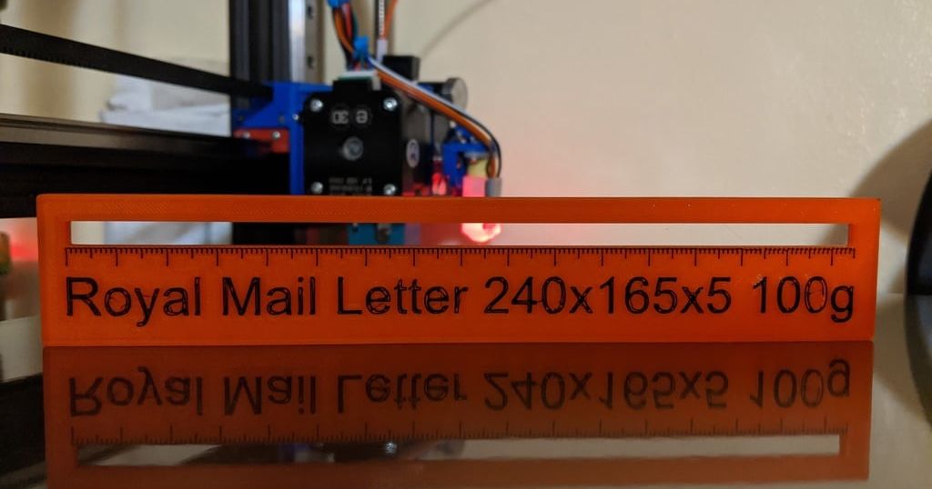 Royal Mail Letter Gauge by TheThief | Download free STL model ...