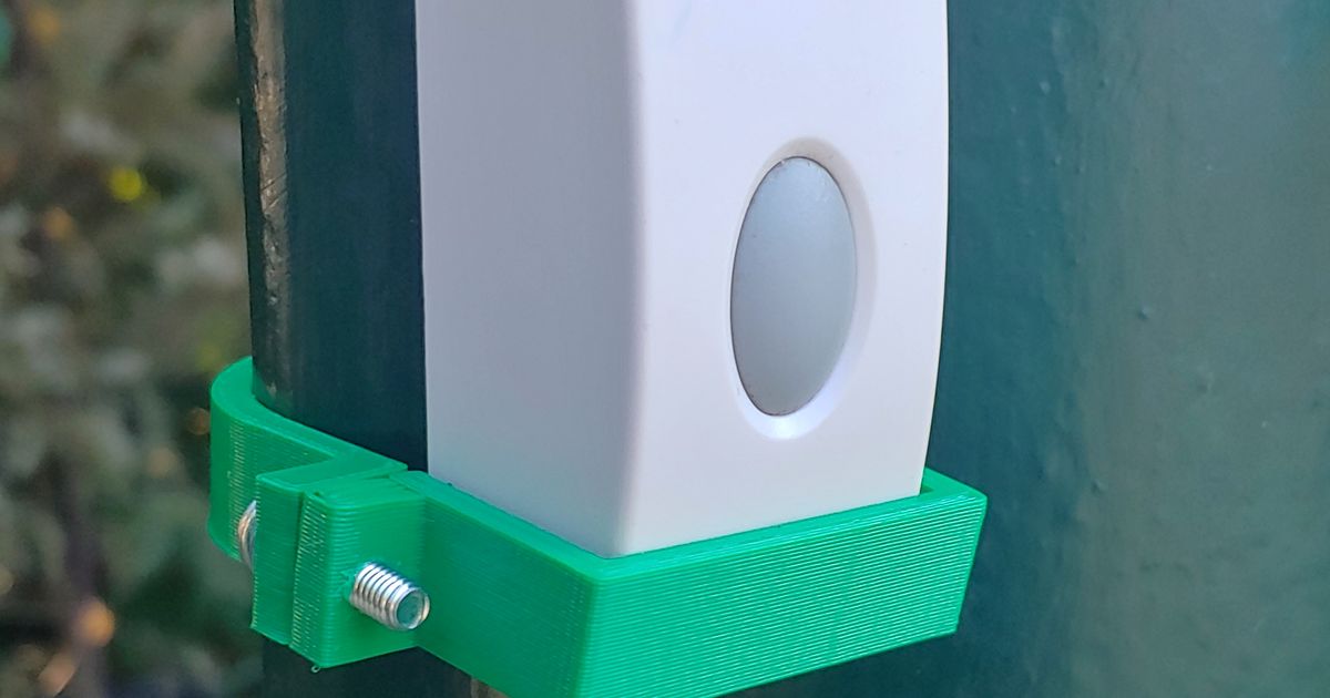 Wireless Button Holder by golem | Download free STL model | Printables.com