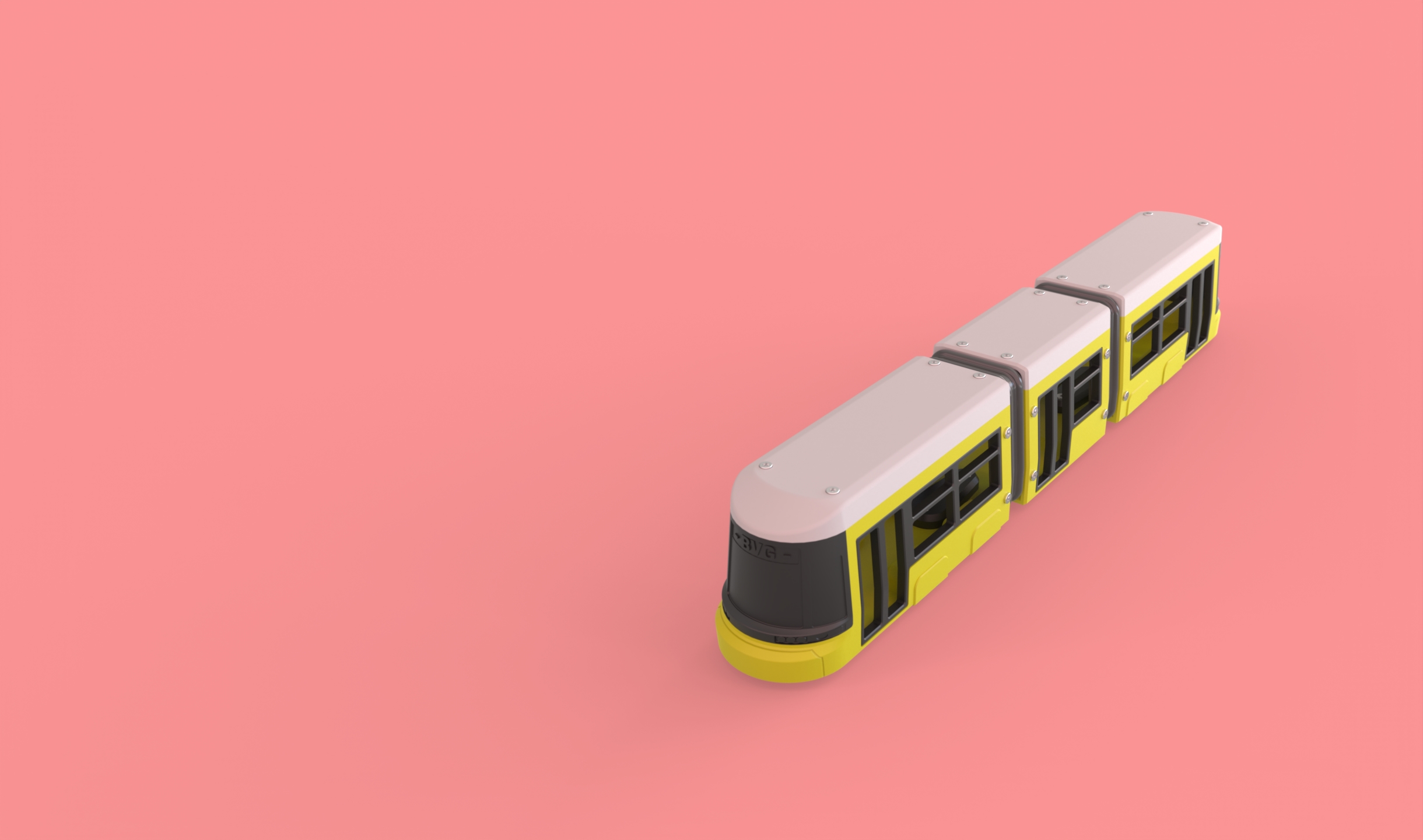 "Bombardier Flexity Berlin" - BVG Tram Train Toy by Sus Manufactory ...