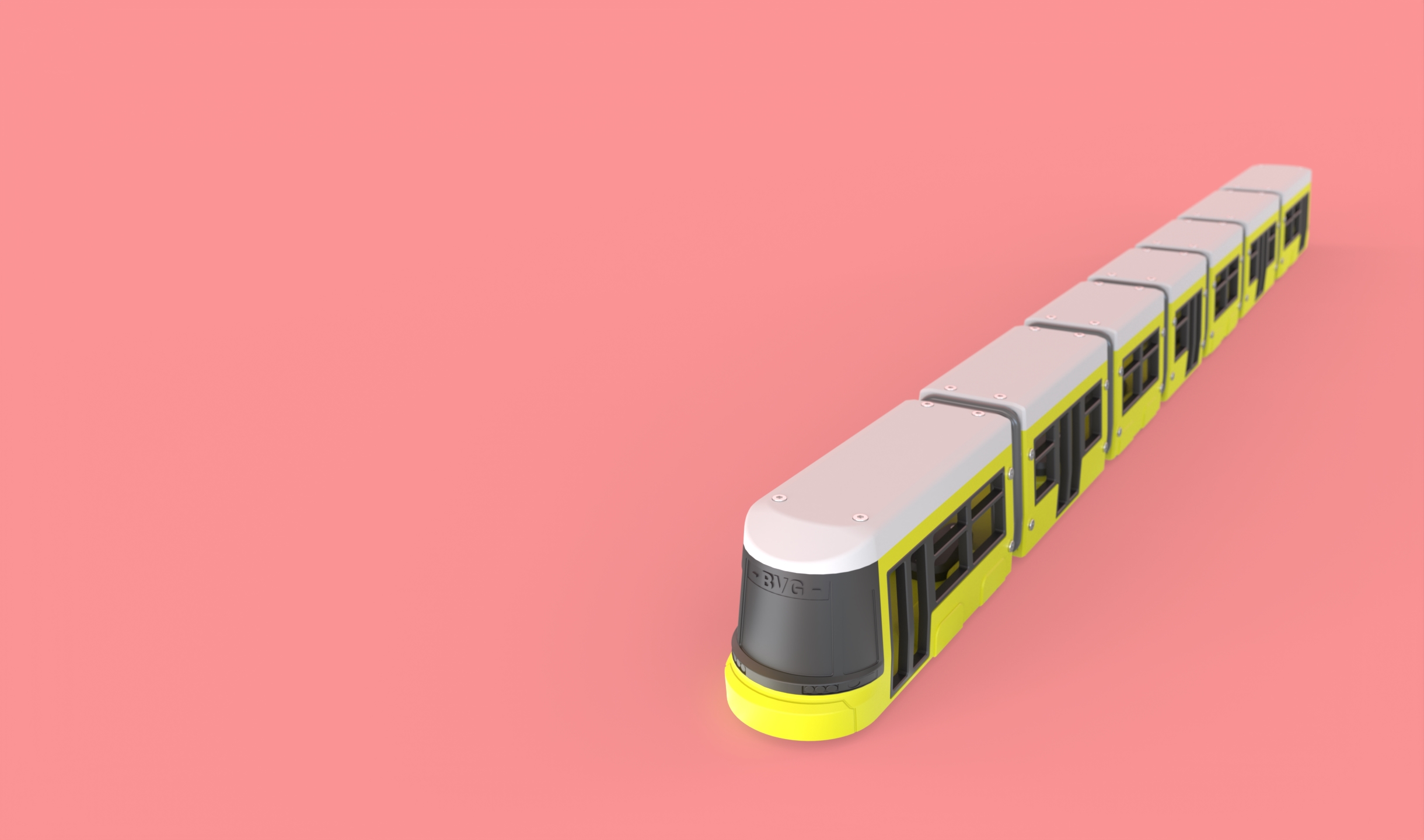 "Bombardier Flexity Berlin" - BVG Tram Train Toy by Sus Manufactory ...