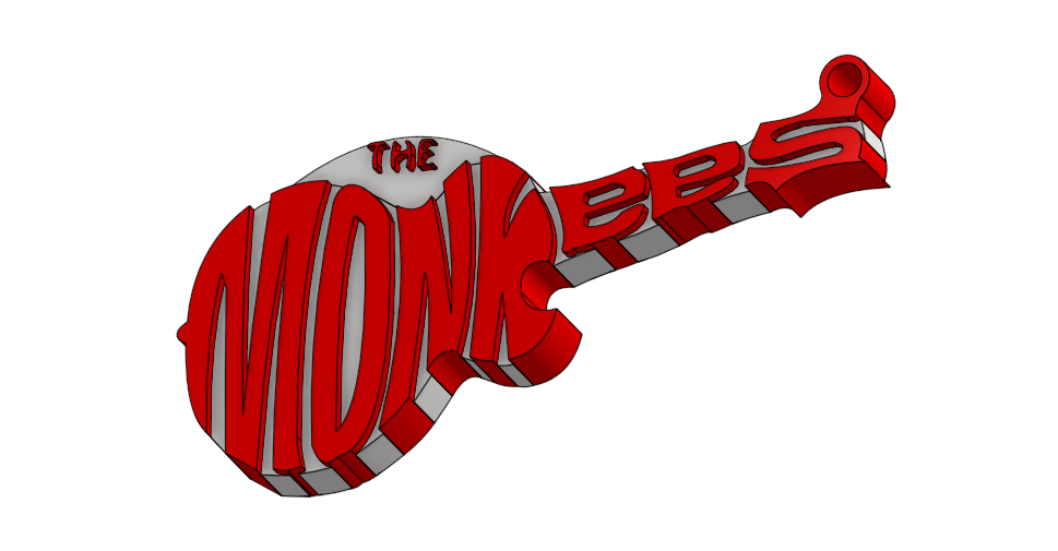 The Monkees Keychain by LeoIND | Download free STL model | Printables.com