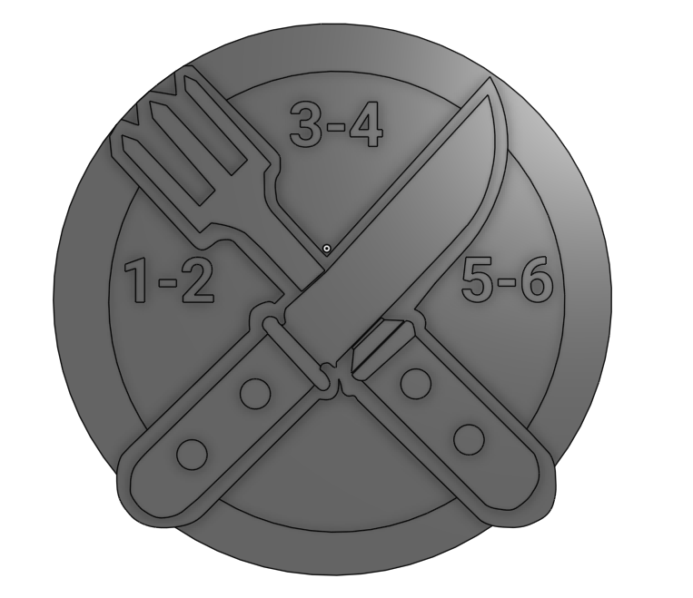 Halfling BB Throw In Template by Aztinoth | Download free STL model ...