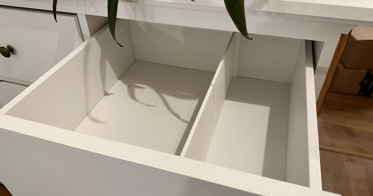 Drawer divider V2 - 100x100x5mm single part - scalable to any dimension ...