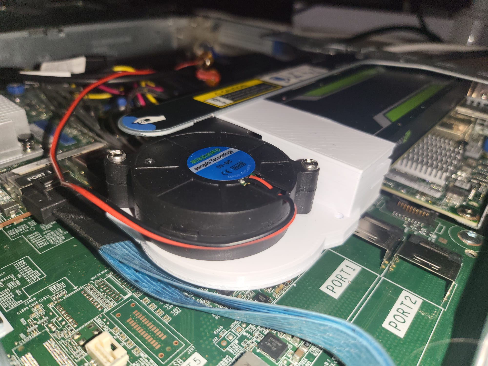 Nvidia Tesla P4 Fan Shroud von NBarter94 | Kostenloses STL-Modell ...