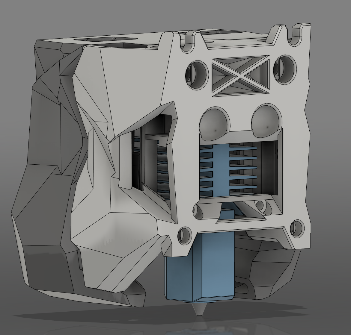 Stealthburner Bambu Lab X1C/X1 Hotend Mount by Ślimak | Download free ...