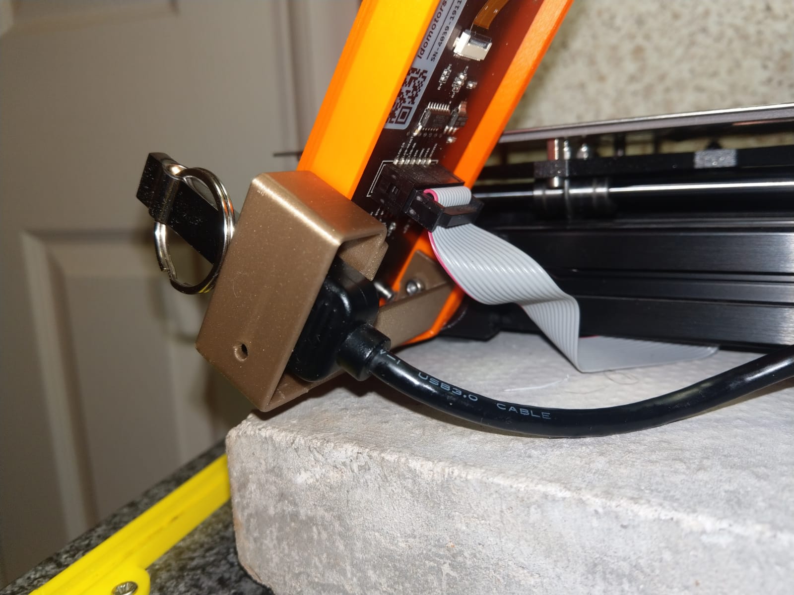 Prusa Mini panel usb extention mount by alexreyland | Download free STL ...