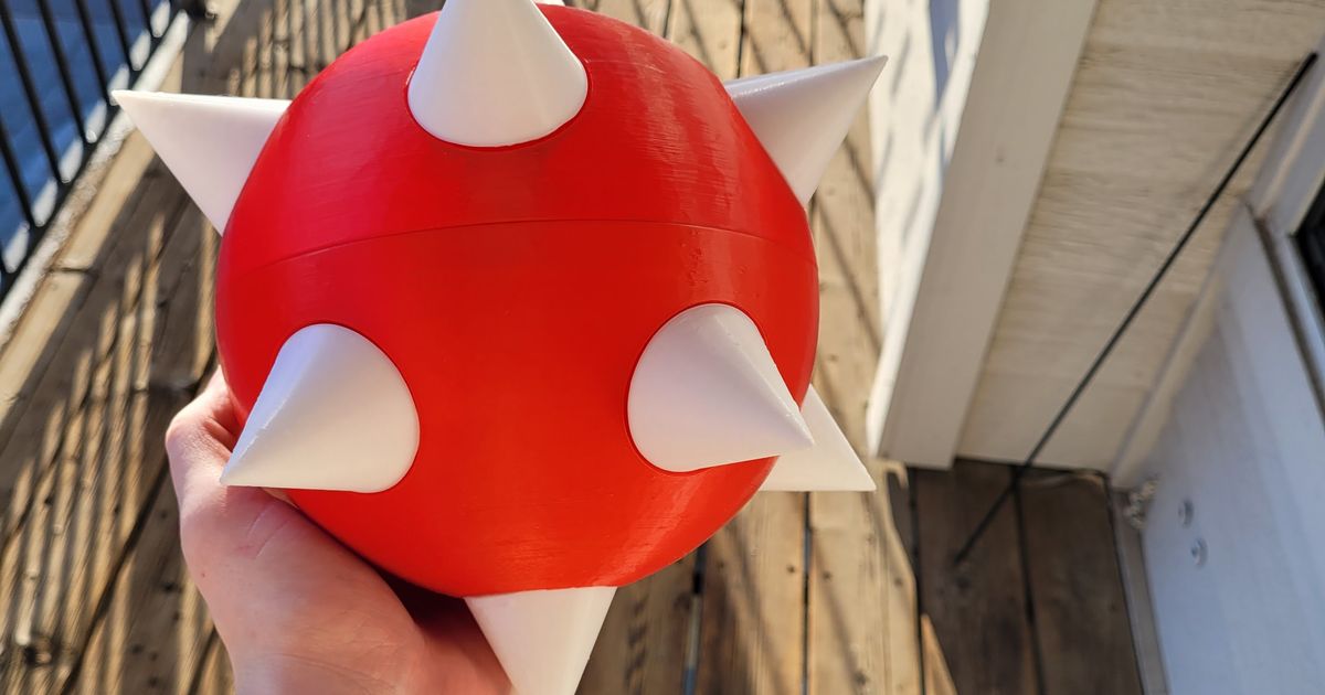 Mario Lakitu Spiny Egg by grub | Download free STL model | Printables.com
