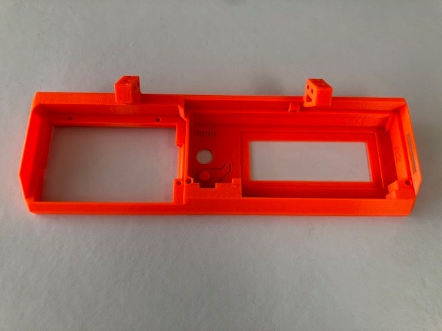 PRUSA MK3S Front panel for DSI 3.5" touch lcd screen by Adjuro ...