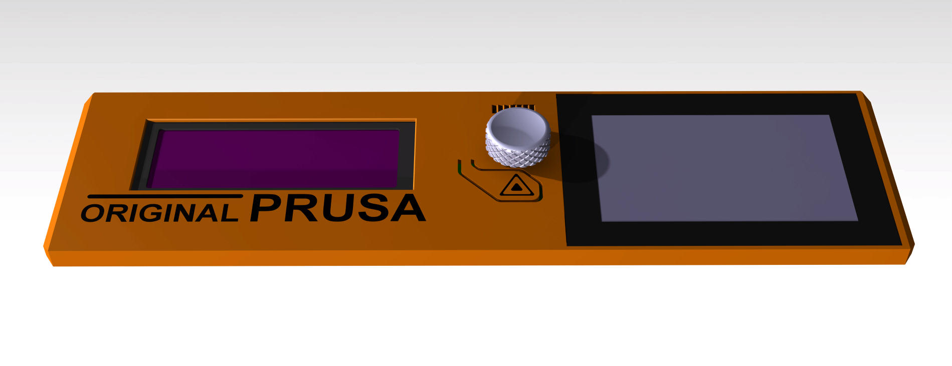 PRUSA MK3S Front panel for DSI 3.5" touch lcd screen by Adjuro ...