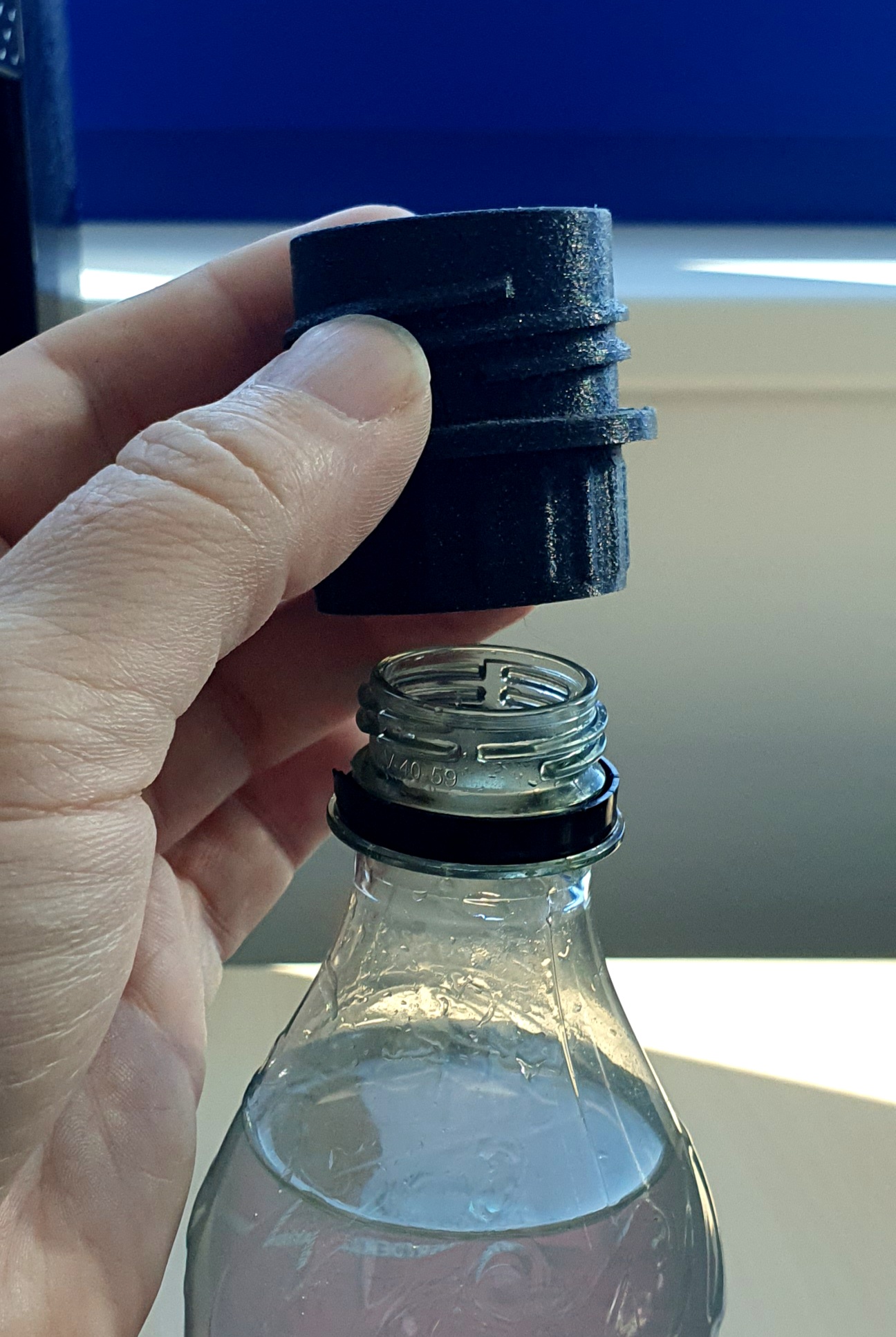 Sodastream bottle adapter V1 for standard 0,5 liter pet-bottles by ...