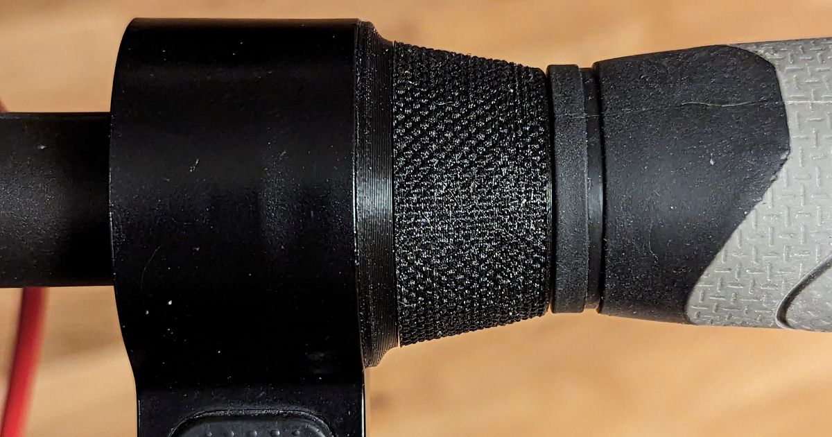 M365 Partial Twist Throttle by firetech | Download free STL model ...