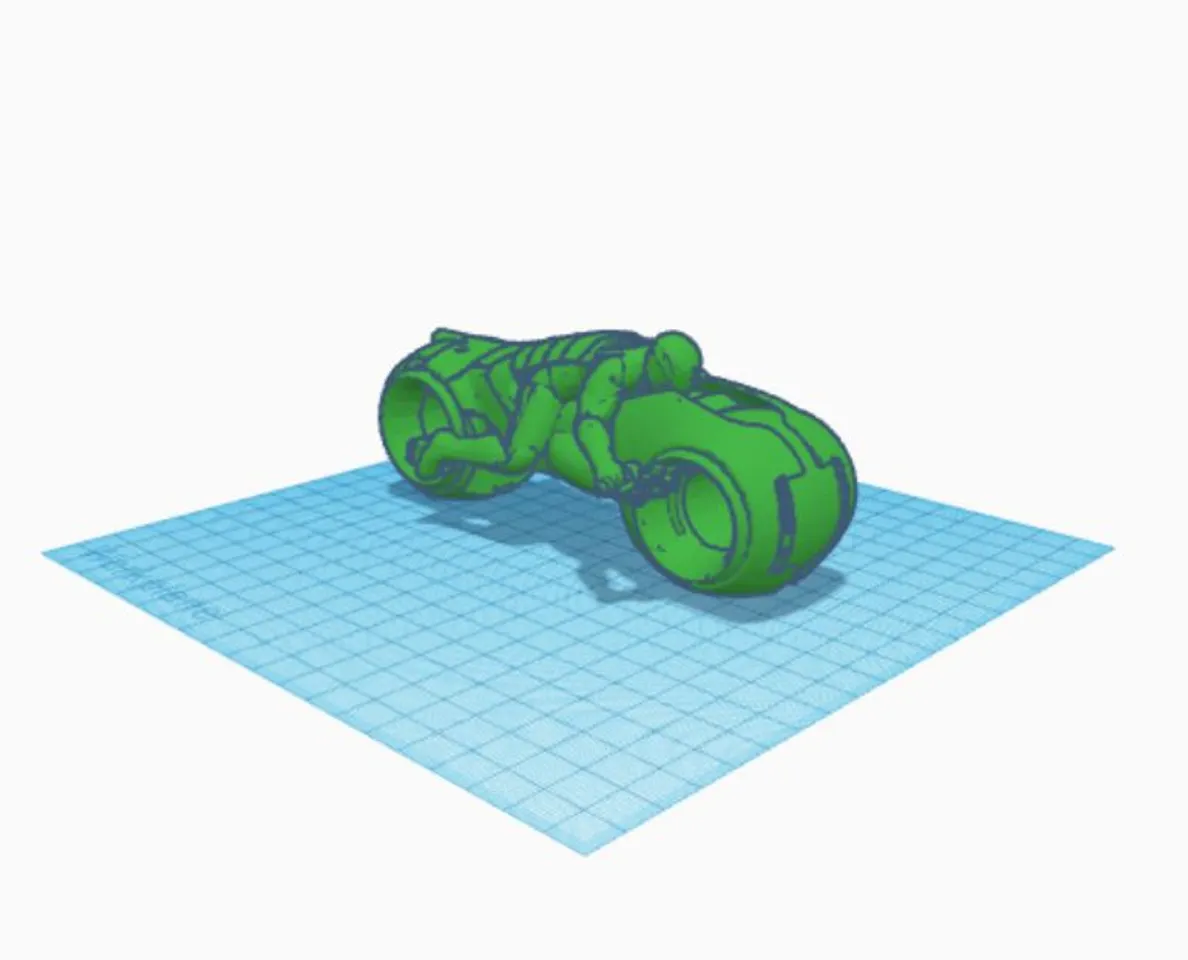 Tron light cycle by Mancave Hobbies | Download free STL model ...