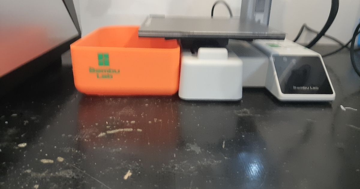 A simple “poop” tray for Bambu Lab A1 mini von marto | Kostenloses STL ...