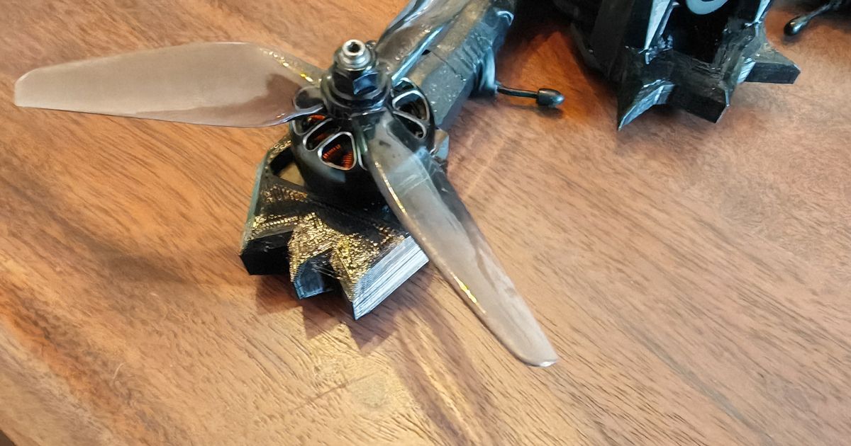demibot clone motor/arm protection v2 by dg fpv | Download free STL ...