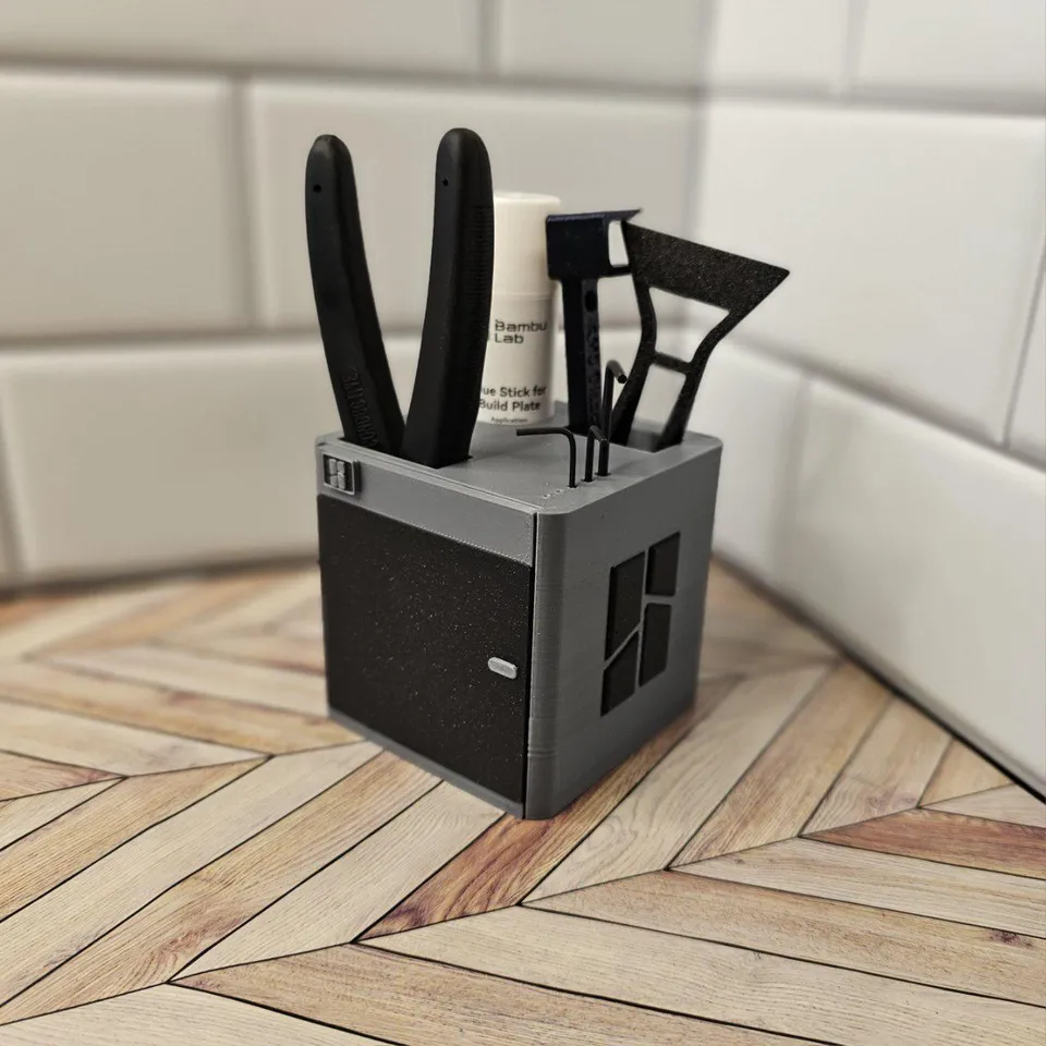 X1C Bambu lab mini tool holder by Inknov83D | Download free STL model ...