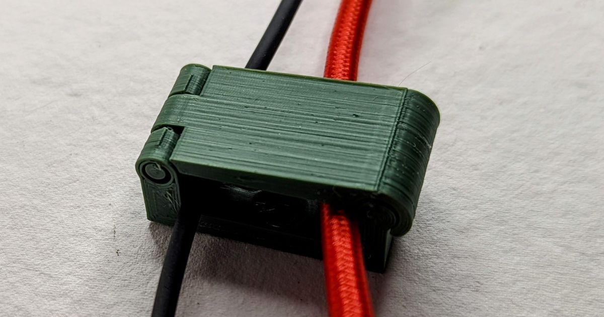 KabelClick to clip your cable needly by Johannes | Download free STL ...