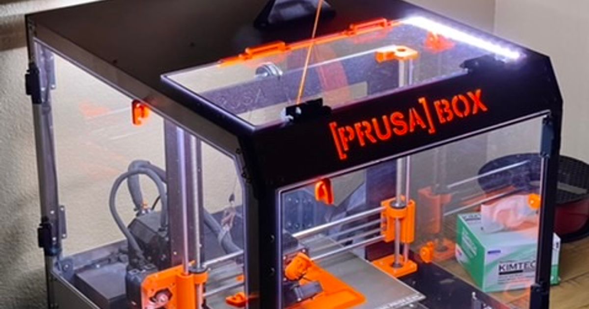 Raspberry PI 7” LCD mount for [Prusa]Box by BluecornNM | Download free ...