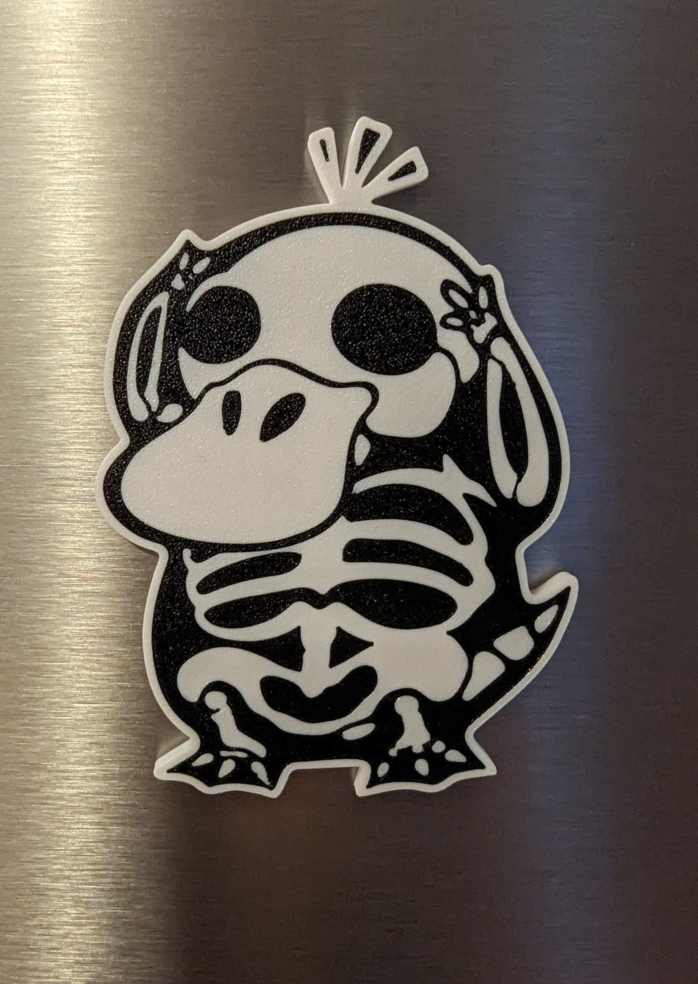 Psyduck Xray Skeleton Magnet by 815 Design | Download free STL model ...