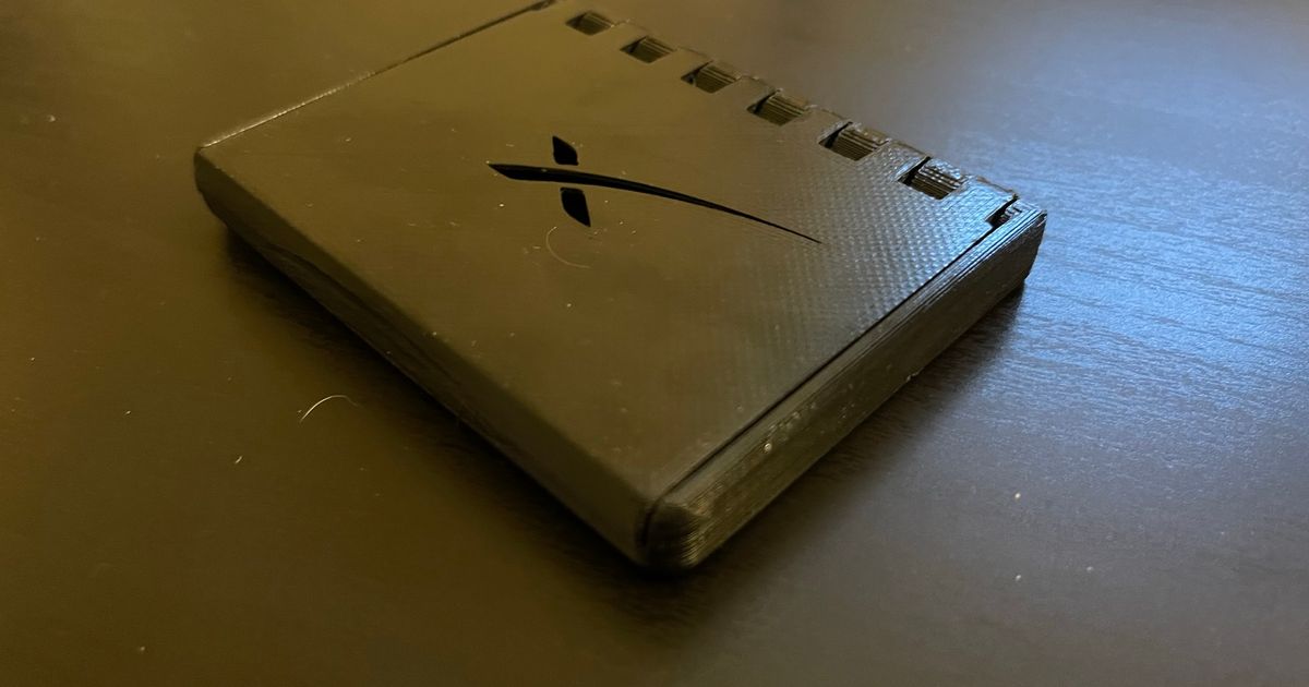 SpaceX Airtag Minamlist Wallet by Thomas Van Fossen | Download free STL ...